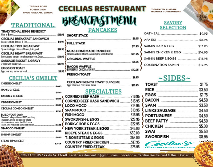 Waffle Wallboard Menu Template (1) | PosterMyWall