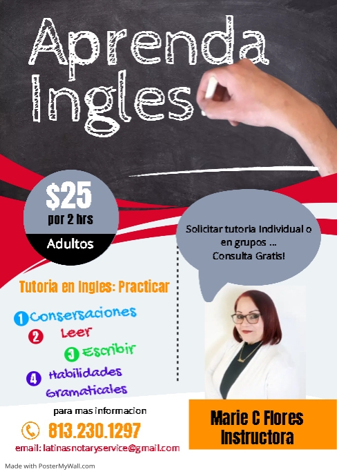 English Tutoring Flyer | PosterMyWall