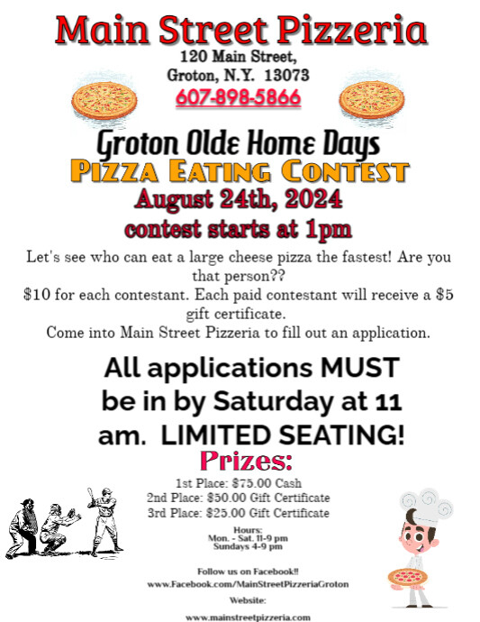 Copy of Pizza contest (1) | PosterMyWall