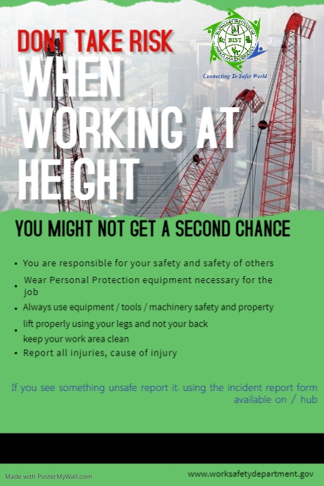 Copy of Copy of Construction Site Safety Poster Template | PosterMyWall