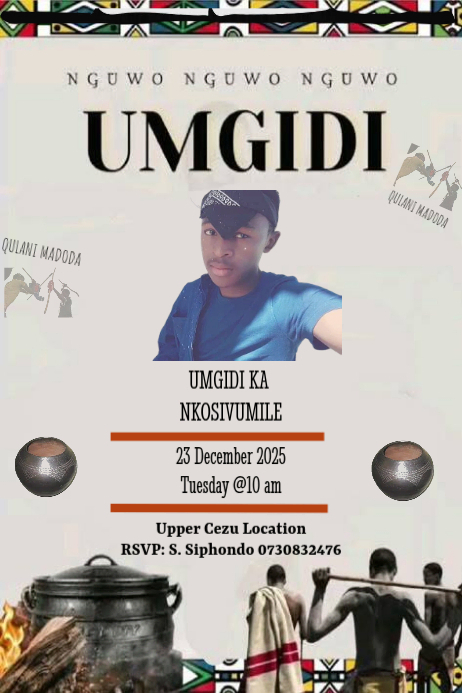 Africa Traditional Invitation | PosterMyWall