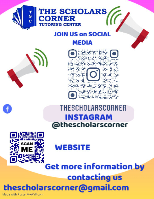 Follow Us on Social Media Flyer | PosterMyWall