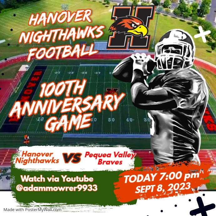 Game day football live facebook | PosterMyWall