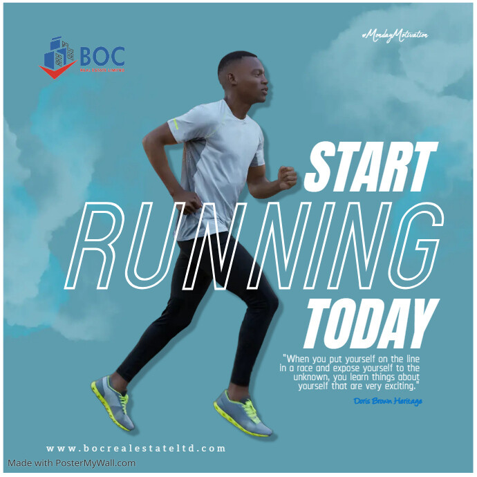 Copy of Start RUNNING Today | PosterMyWall