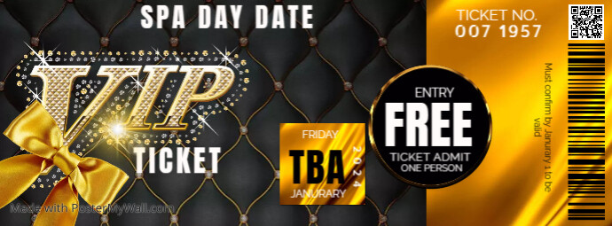 AD VIP-Ticket (1) | PosterMyWall