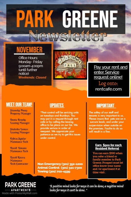 Orange Ministry Newspaper Journal Flyer Templ | PosterMyWall