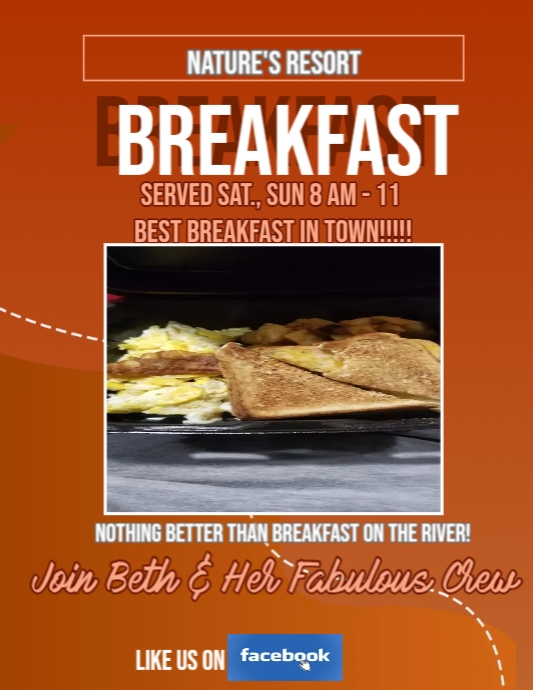 Breakfast Menu Flyer | PosterMyWall