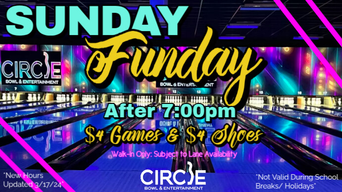 Sunday Funday | PosterMyWall