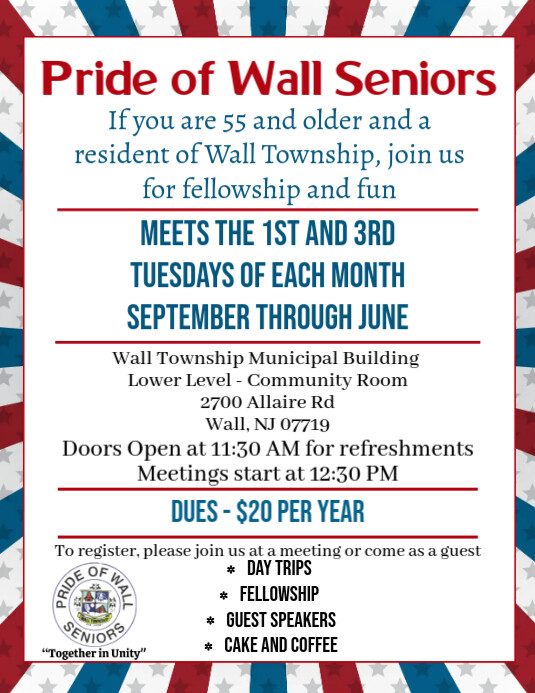 Pride of Wall Seniors Flyer | PosterMyWall