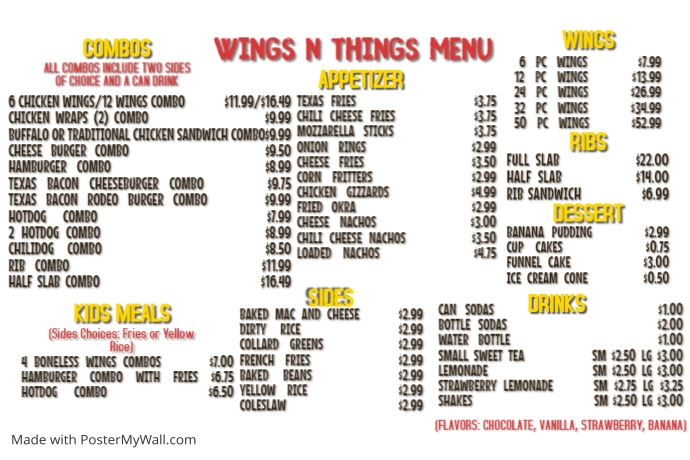 Copy of Copy of Copy of landscape coffee menu template | PosterMyWall