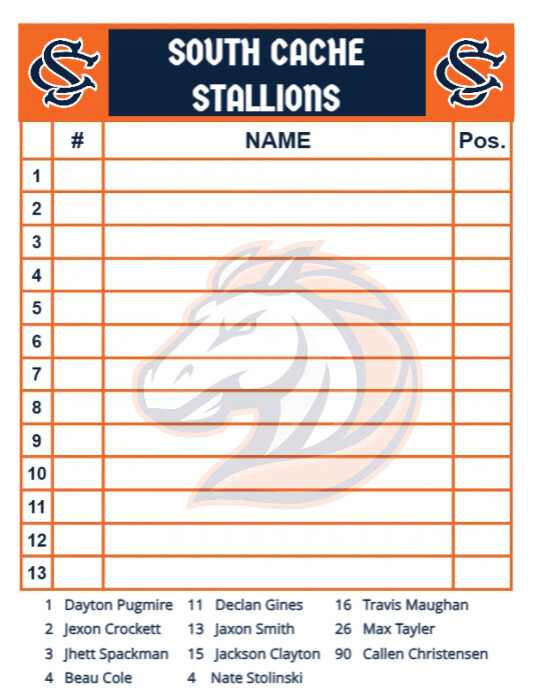 Line up | PosterMyWall