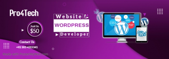 Copy of Copy of WordPress Course Poster Design Template | PosterMyWall