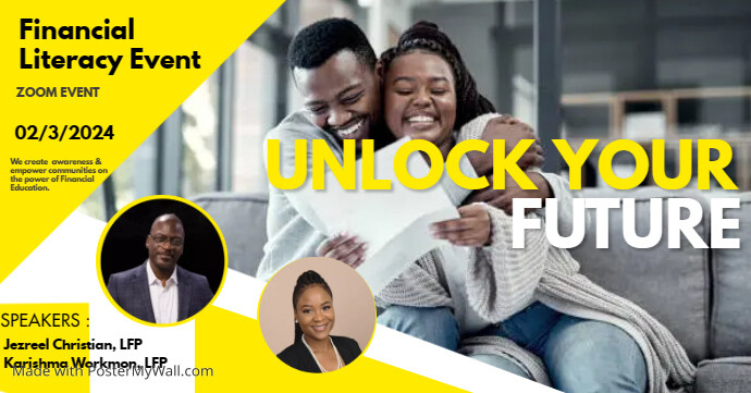 Invest in your future Webinar event | PosterMyWall