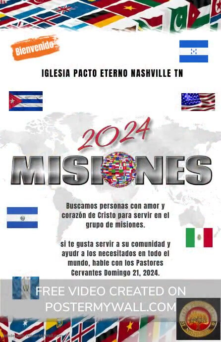 Copy of Great Commission, missions, nations, world | PosterMyWall