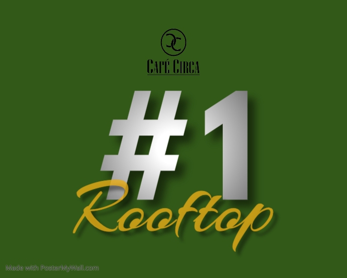 Copy of #1 Rooftop Sign | PosterMyWall