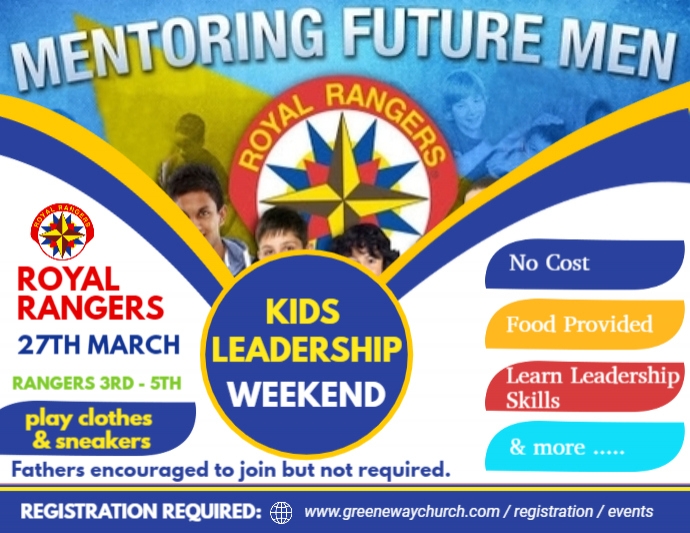 Copy of GWC ROYAL RANGERS LEADERSHIP WEEKEND | PosterMyWall