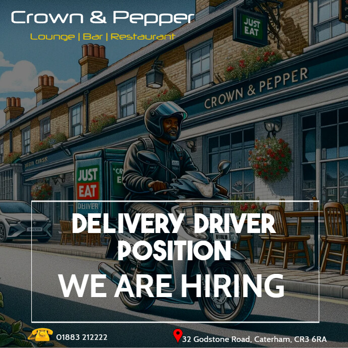 Copy of bar and pub hiring square template design qr (4) | PosterMyWall