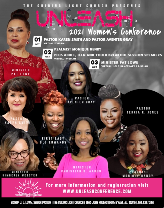 11 x 14_ Unleash 2021_Conference Speakers_ver2 | PosterMyWall