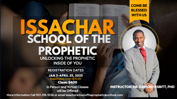 School of the Prophet | PosterMyWall