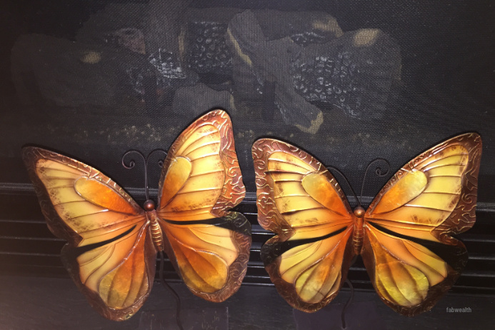 Fire & Butterflies custom print @postermywall Template | PosterMyWall