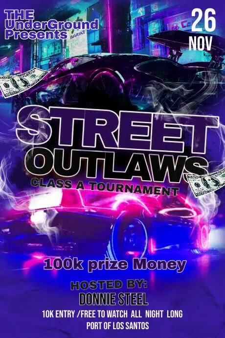 Street Outlaws Video Ads | PosterMyWall