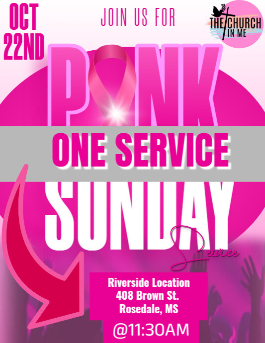 pink sunday | PosterMyWall