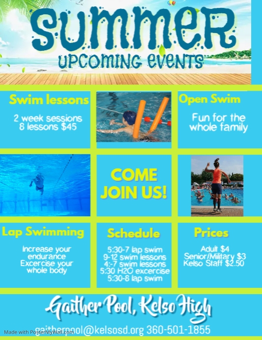 Copy of Copy of Upcoming Summer Events | PosterMyWall