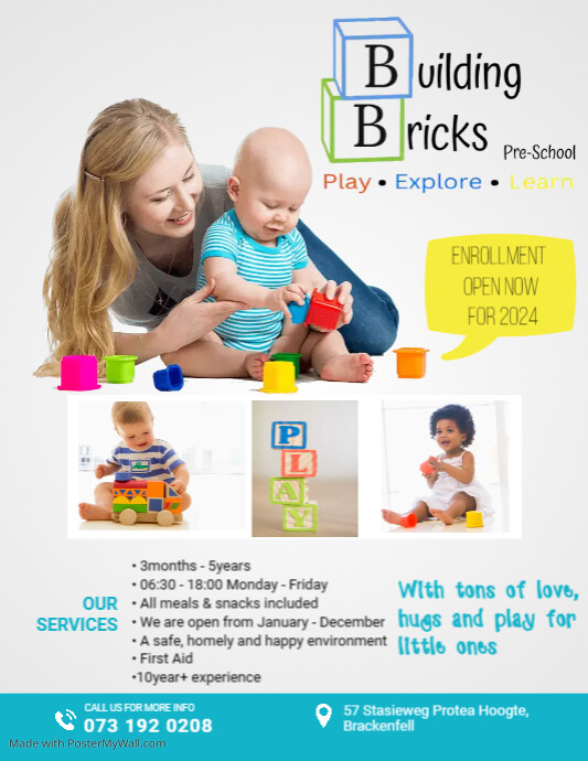 Day Care flyer Template | PosterMyWall