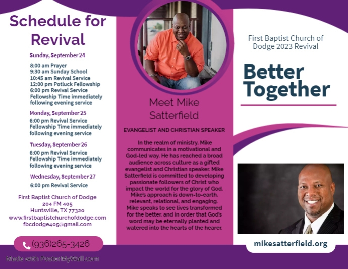 Purple Medical Trifold Brochure | PosterMyWall