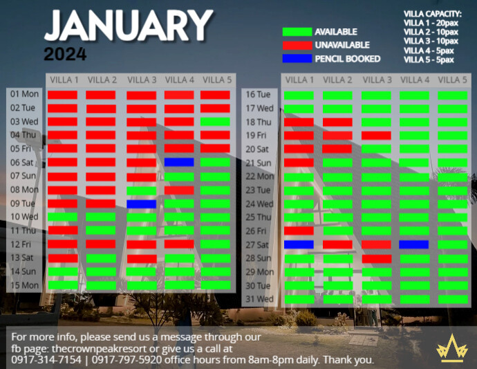 Copy of January 2024 Monthly Events Calendar (1) | PosterMyWall