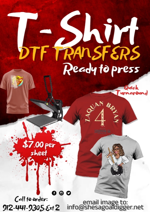 T-shirt printing business flyer | PosterMyWall