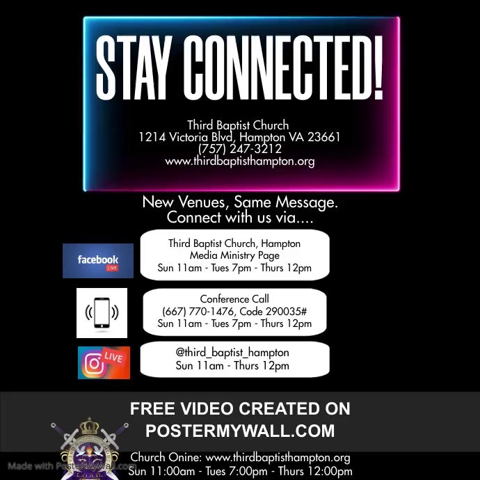 Copy of Social Media Stay Connected | PosterMyWall