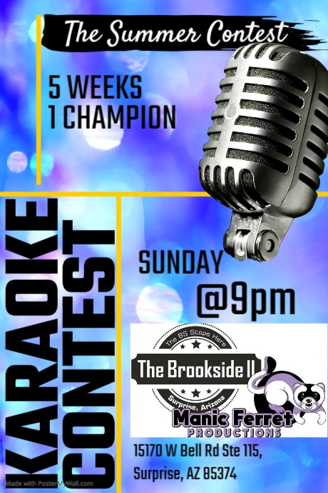 Copy of Karaoke Contest Poster | PosterMyWall