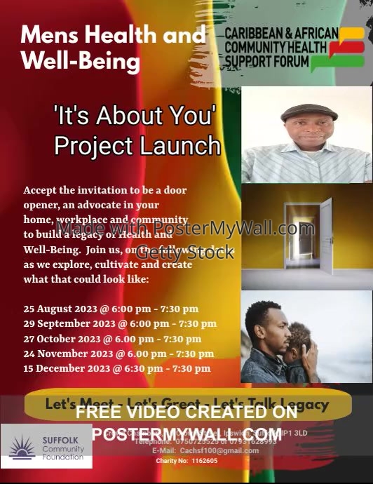 Men's Health and Well-Being Projectk History Month Celebration Flyer ...