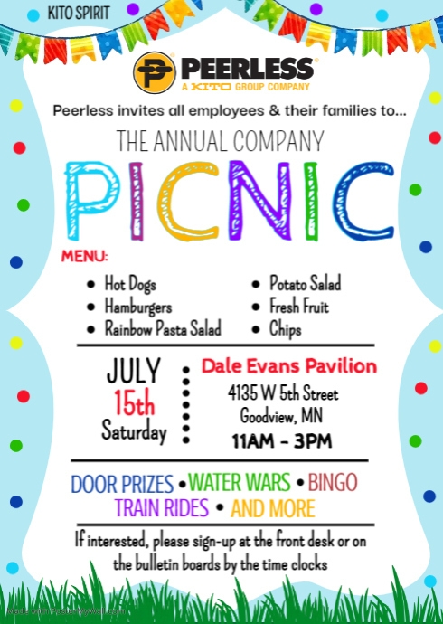 BOOSTER CLUB BBQ PICNIC FLYER | PosterMyWall