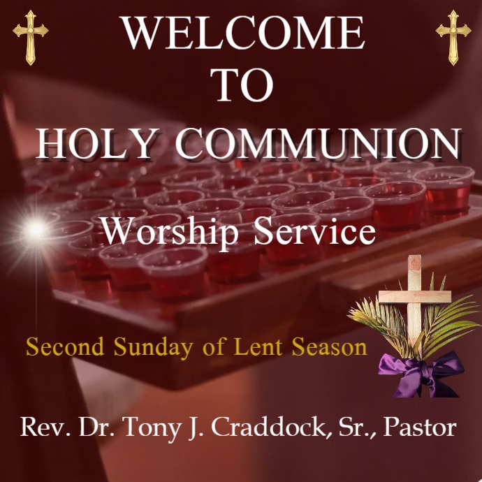 Copy of holy communion sunday flyer design (2) | PosterMyWall