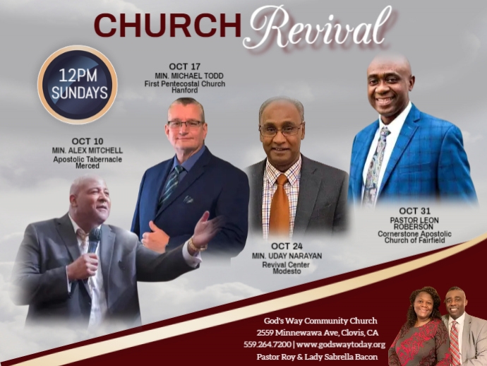 Copy of Church Revival 2 | PosterMyWall