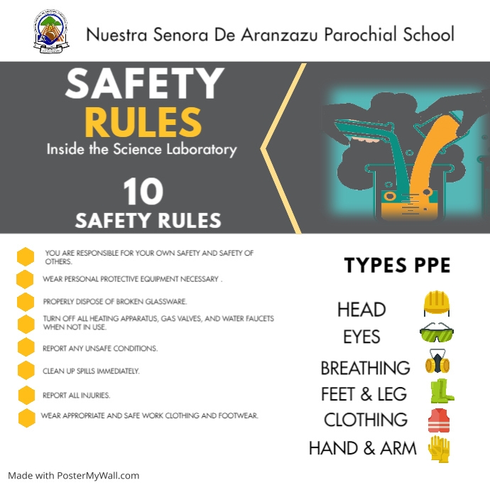 Copy of Copy of Yellow Modern Construction Site Safety Flyer | PosterMyWall