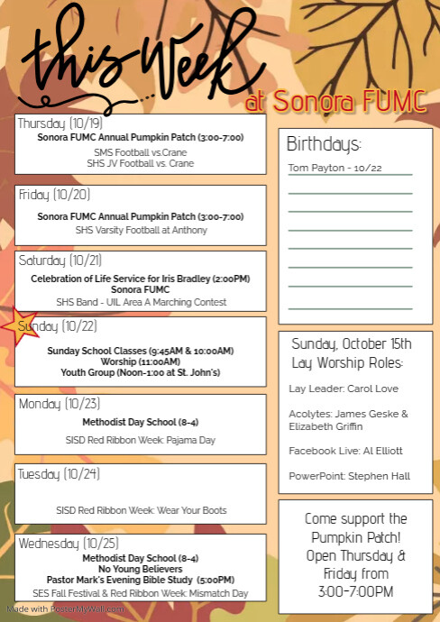 Copy of Weekly Digest - 10.18.23 | PosterMyWall