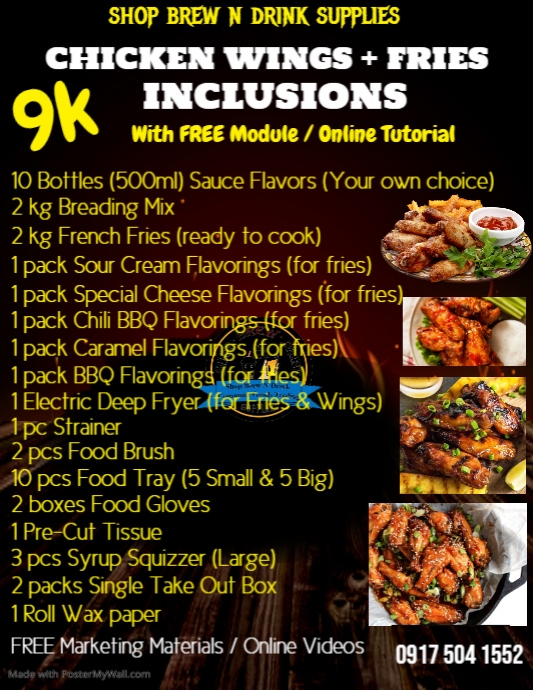 Copy of Copy of Unlimited Buffalo Wings Flyer Template | PosterMyWall