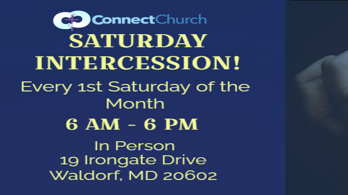 Copy of Saturday Morning Intercession revised | PosterMyWall