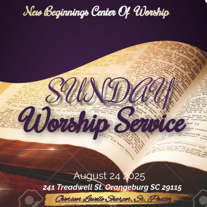 Copy of CHURCH WATCH ONLINE LIVE AD | PosterMyWall