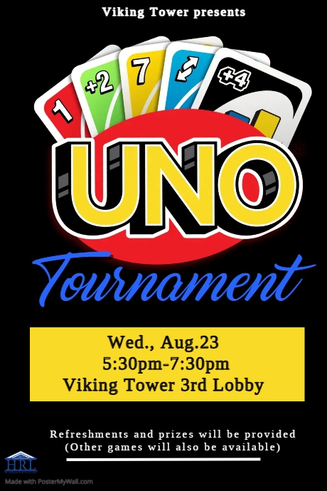 Uno Tournament Poster | PosterMyWall