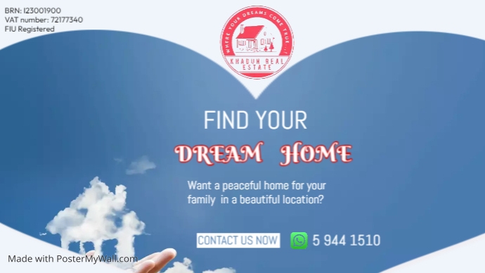 Copy of Dream Home Ad | PosterMyWall