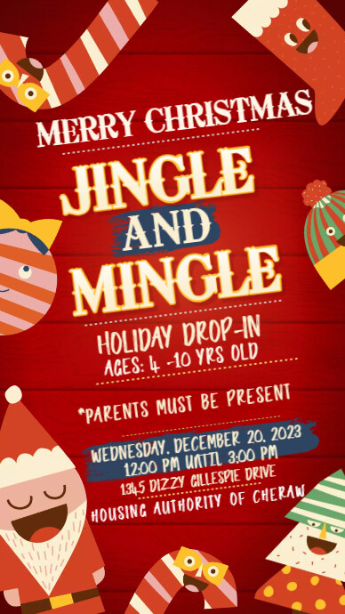 HOUSING AUTHORITY OF CHERAW CHRISTMAS DROP-IN | PosterMyWall