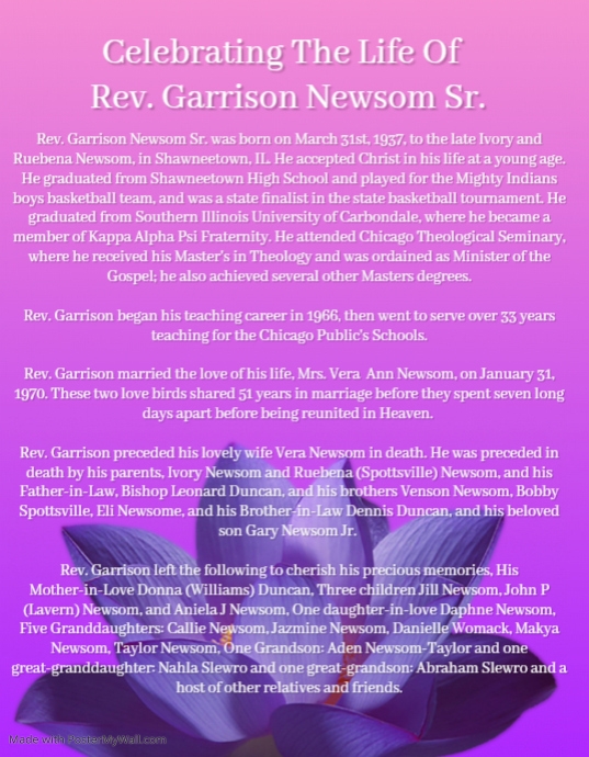 Copy of garrison | PosterMyWall