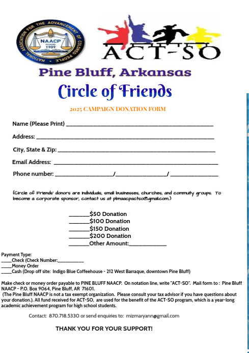 act-so donation | PosterMyWall