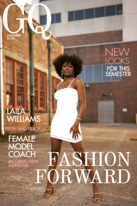 Vogue magazine cover template | PosterMyWall