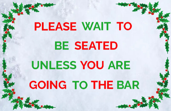 Hostess sign | PosterMyWall