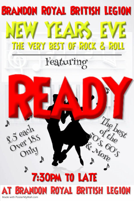 Rock n Roll Poster | PosterMyWall